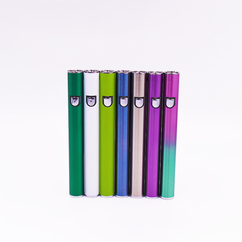 10.5mm Slim 510 Thread Variable Voltage E Cig Battery 350mAh Vape Battery