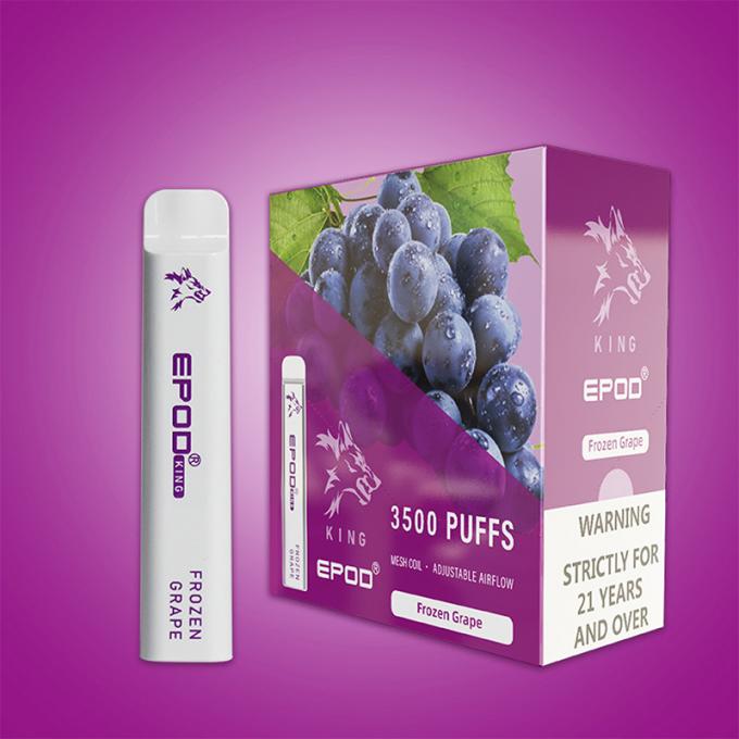 Frozen Grape Epod King Rechargeable Vape Pen Device 3500 Puffs